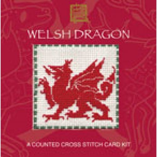 Sewing Kit - Welsh Dragon Card – The Perfect Scottish Gift