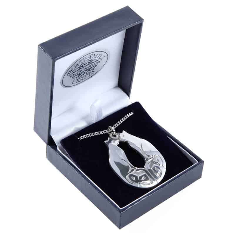Fox Polished Pewter Pendant – The Perfect Scottish Gift
