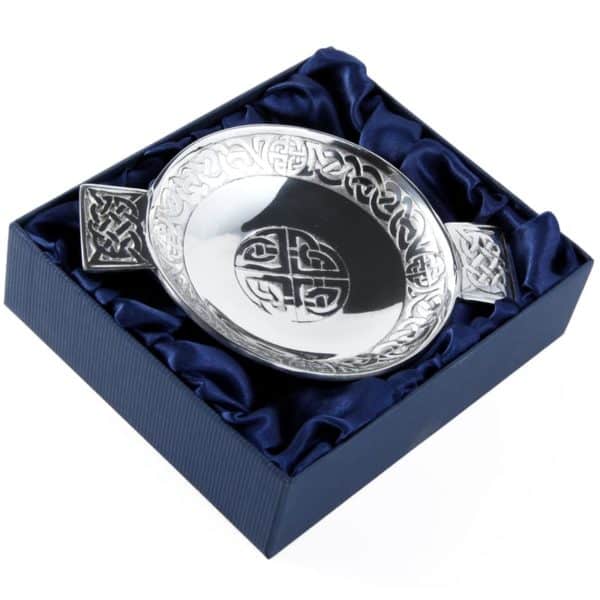 MINI Quaich, Knotwork Interlace – The Perfect Scottish Gift